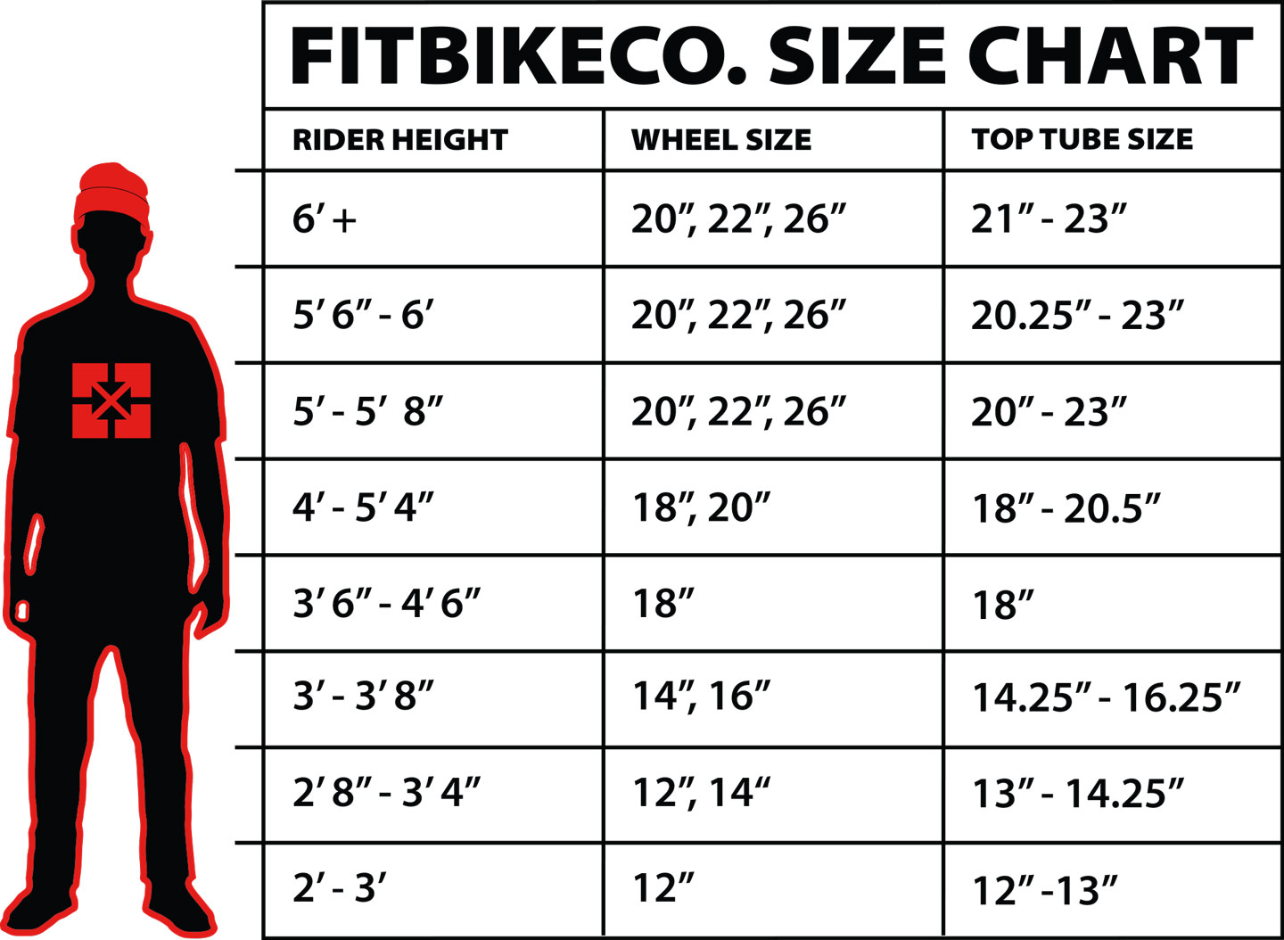 Fit Bike Co 2023 Misfit 16 BMX Bike 16 25 Toptube Red Rum
