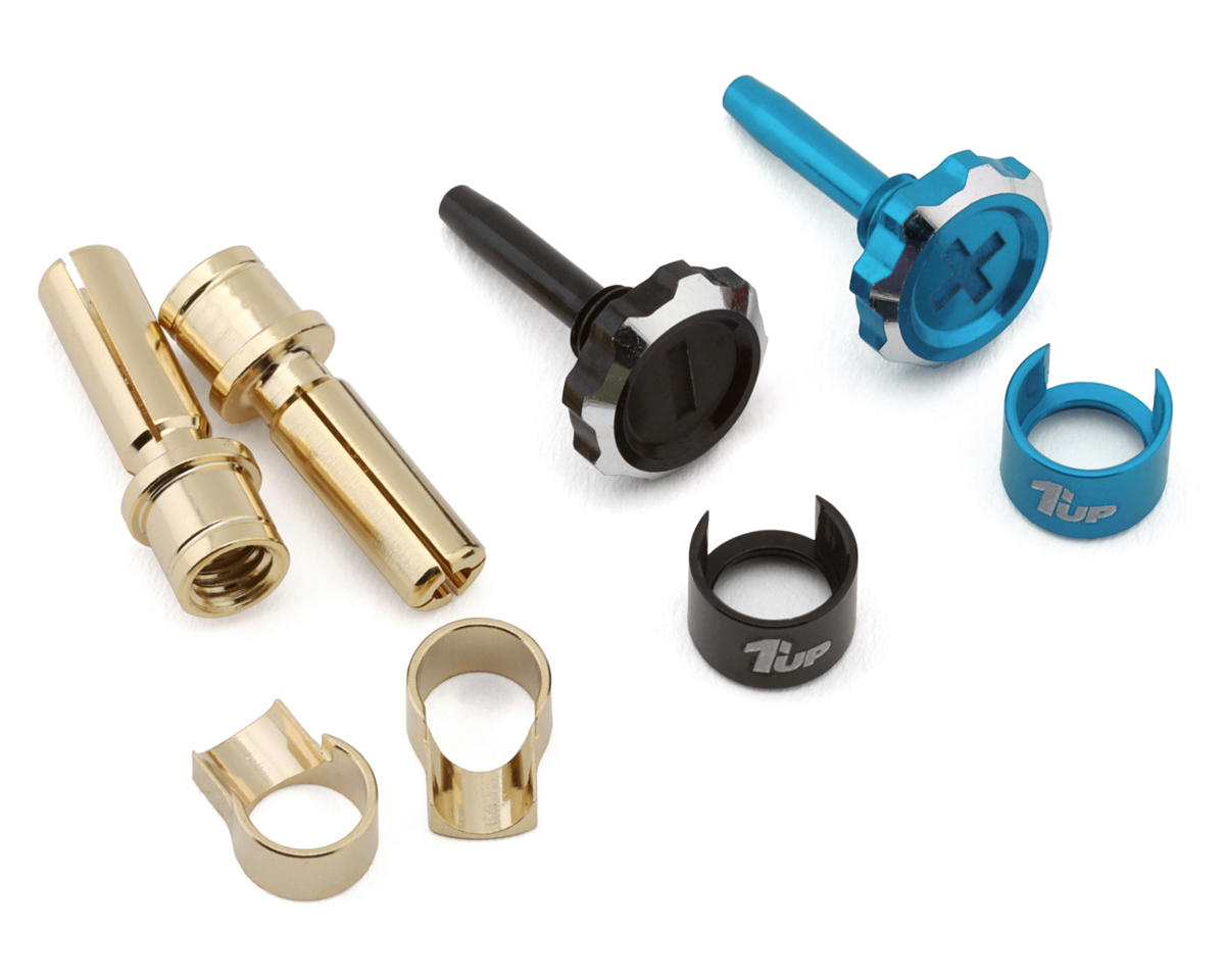 1UP Racing "Lockdown" Adjustable Bullet Plug Grips w/4mm Bullets ...