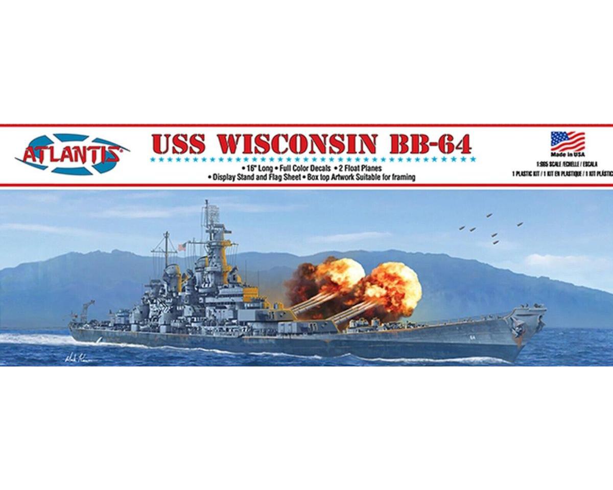 Atlantis Toy and Hobby Inc. USS Wisconsin BB-64 Battleship 16 Inch ...