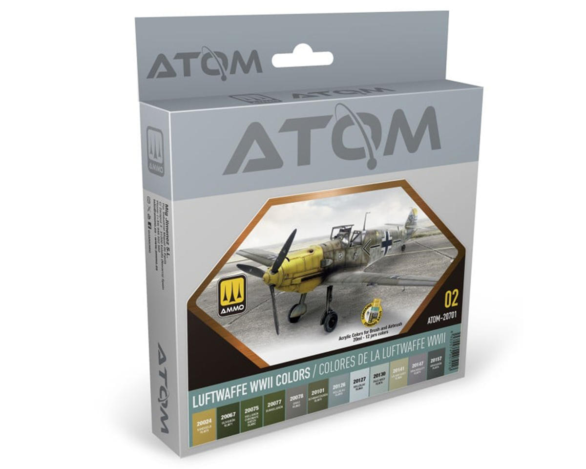 Ammo By Mig Atom Luftwaffe WWII Colors Airbrush Acrylic Paint Set ...