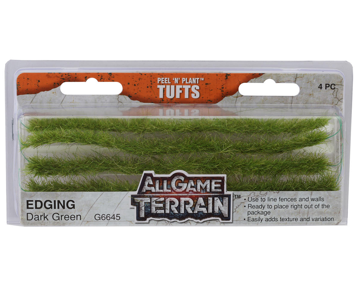 All Game Terrain Edging (Dark Green) (4) [AGTG6645] - HobbyTown