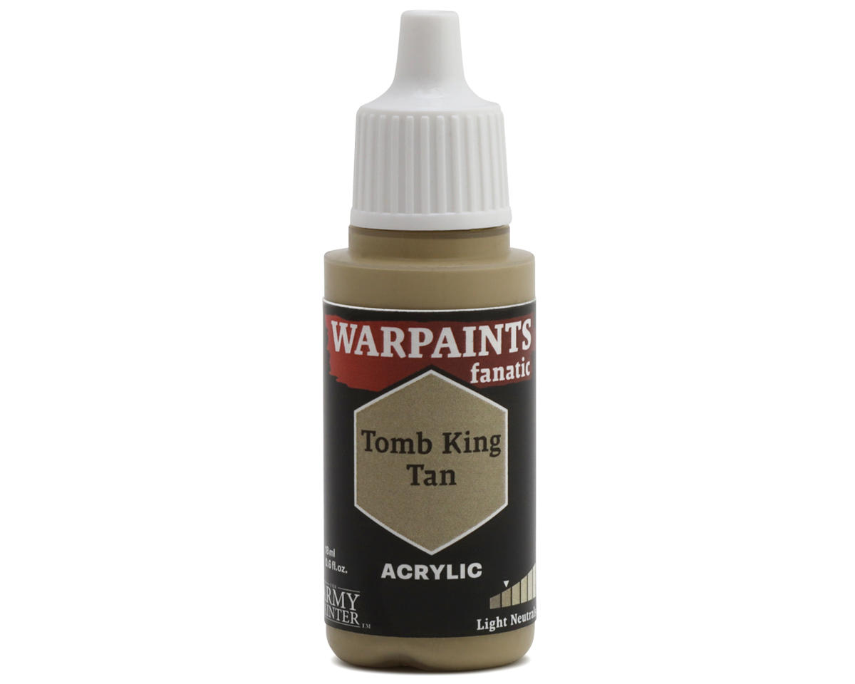 Army Painter Warpaints Fanatic Acrylic Hobby Paint (Tomb King Tan) (18m ...