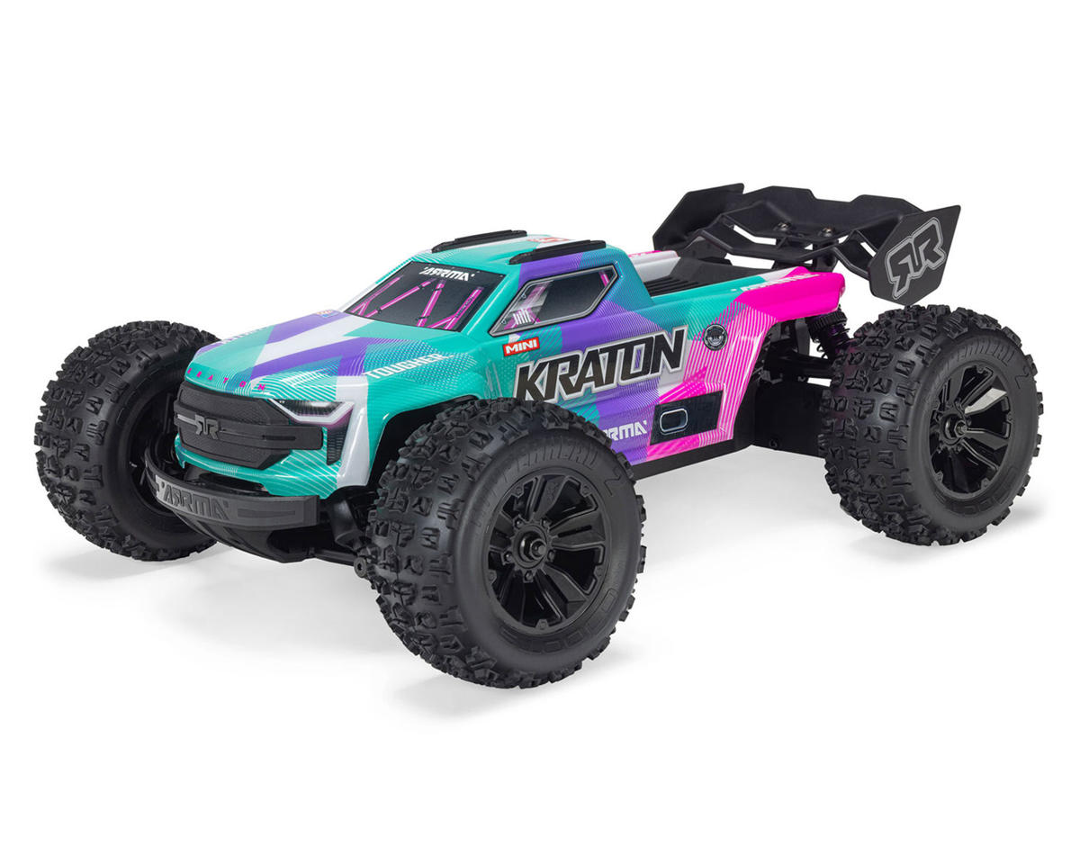 Arrma Mini Kraton 3S BLX 4X4 1/16 RTR Brushless Speed Monster Truck ...