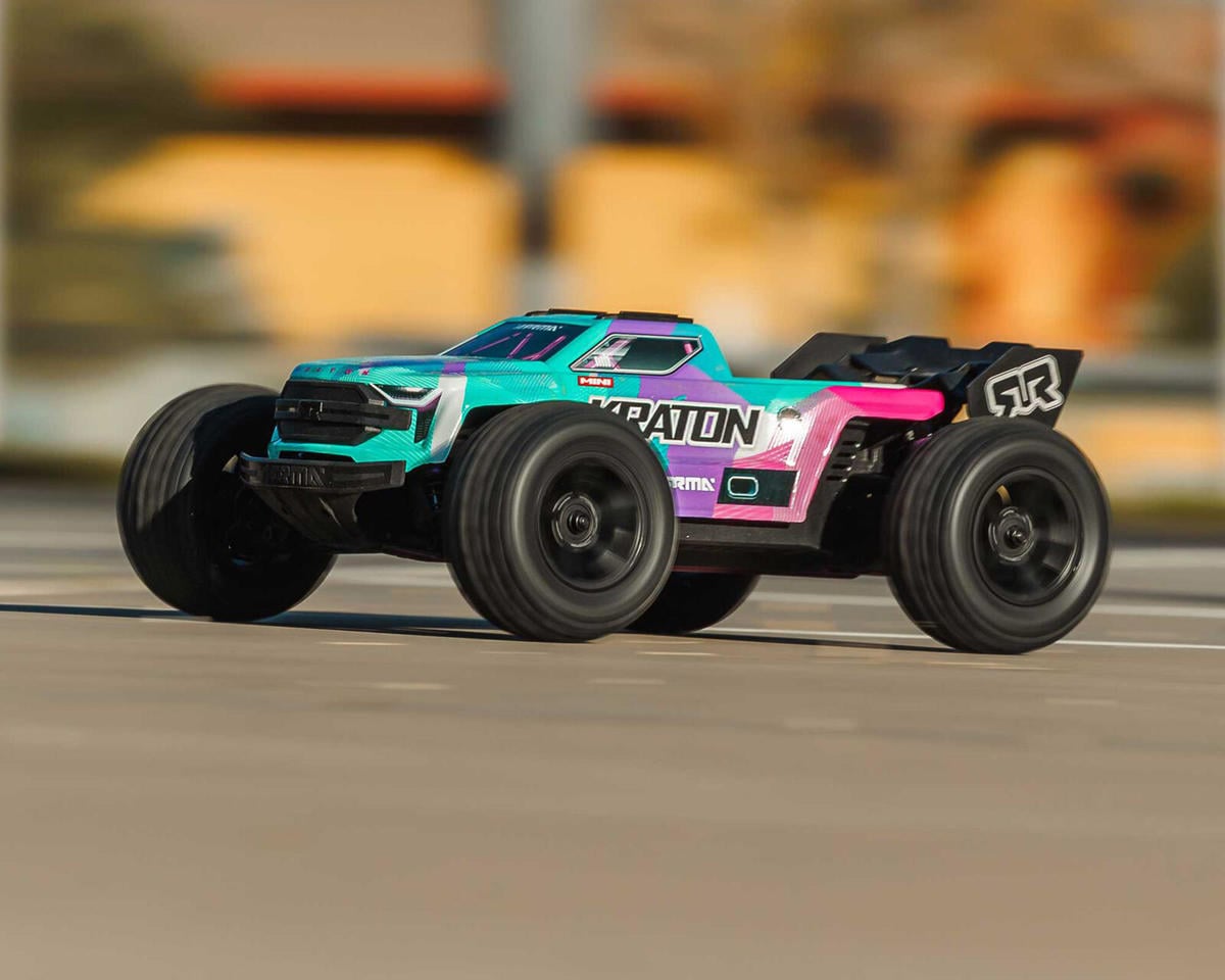 Arrma Mini Kraton 3S BLX 4X4 1/16 RTR Brushless Speed Monster Truck ...