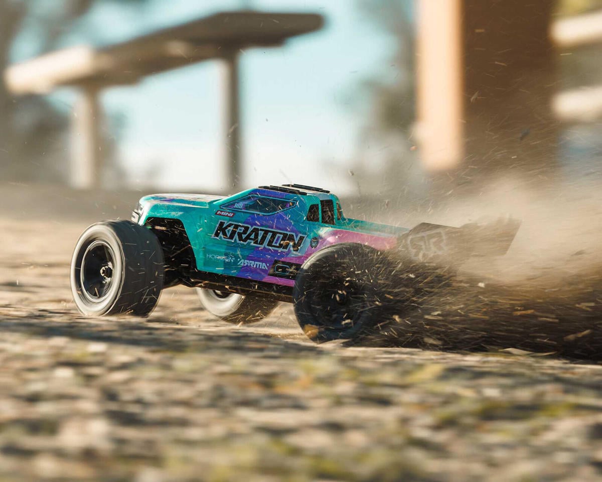 Arrma Mini Kraton 3S BLX 4X4 1/16 RTR Brushless Speed Monster Truck ...
