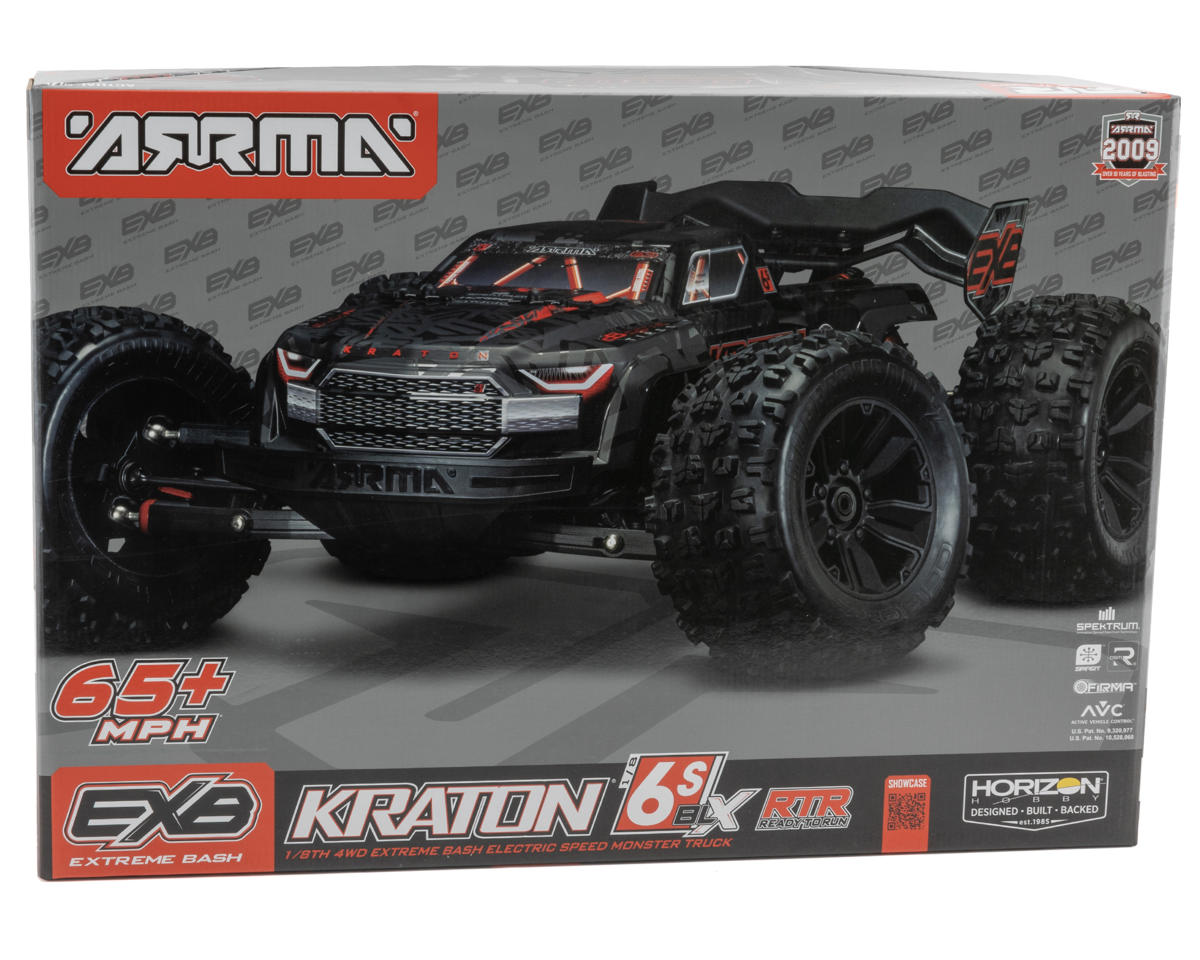 Arrma Kraton 6S EXB RTR 1/8 4WD Brushless Monster Truck (Black ...