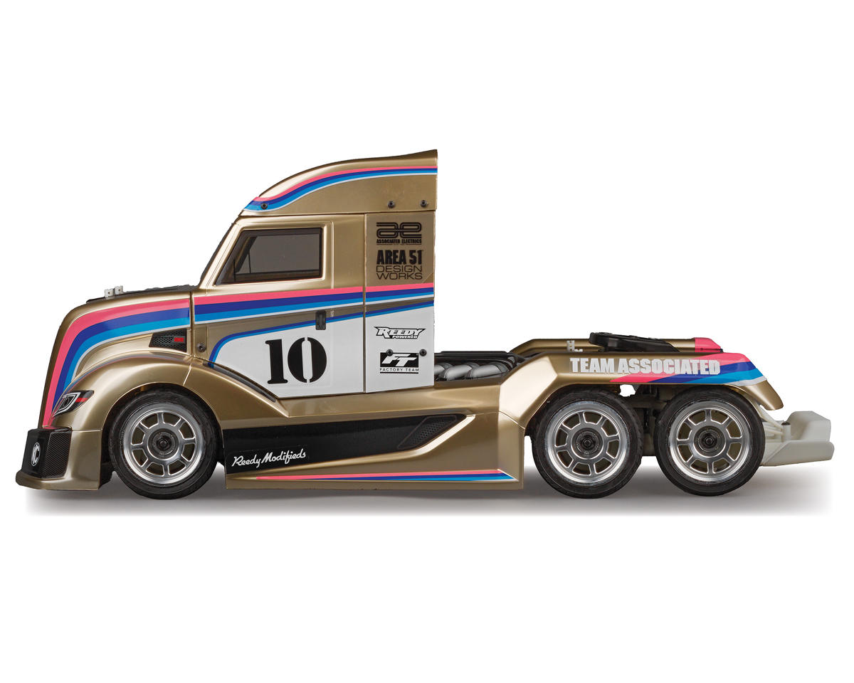 Team Associated RC10 American Custom 6x6 1/10 Electric On-Road Semi ...