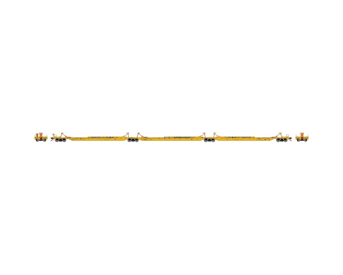 Athearn HO RTR 57' Trinity Spine Car, TTRX #360821 (3) [ATH15670 ...