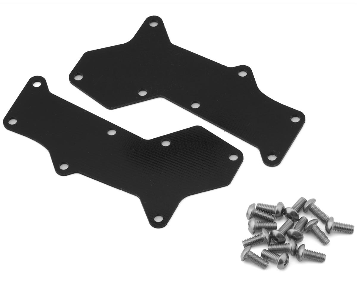 Avid RC HB D8 Worlds Spec G10 Front Arm Inserts (1.0mm) (2) [AVD1844 ...
