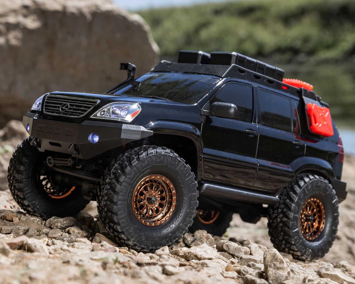 Axial SCX24 Lexus GX 470 1/24 4WD RTR Scale Mini Crawler (Black) [AXI ...