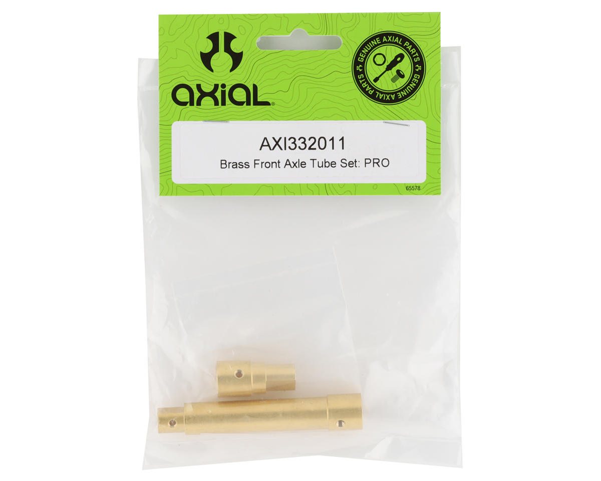 Axial SCX10 Pro Comp Crawler Brass Front Axle Tube (60g) [AXI332011 ...