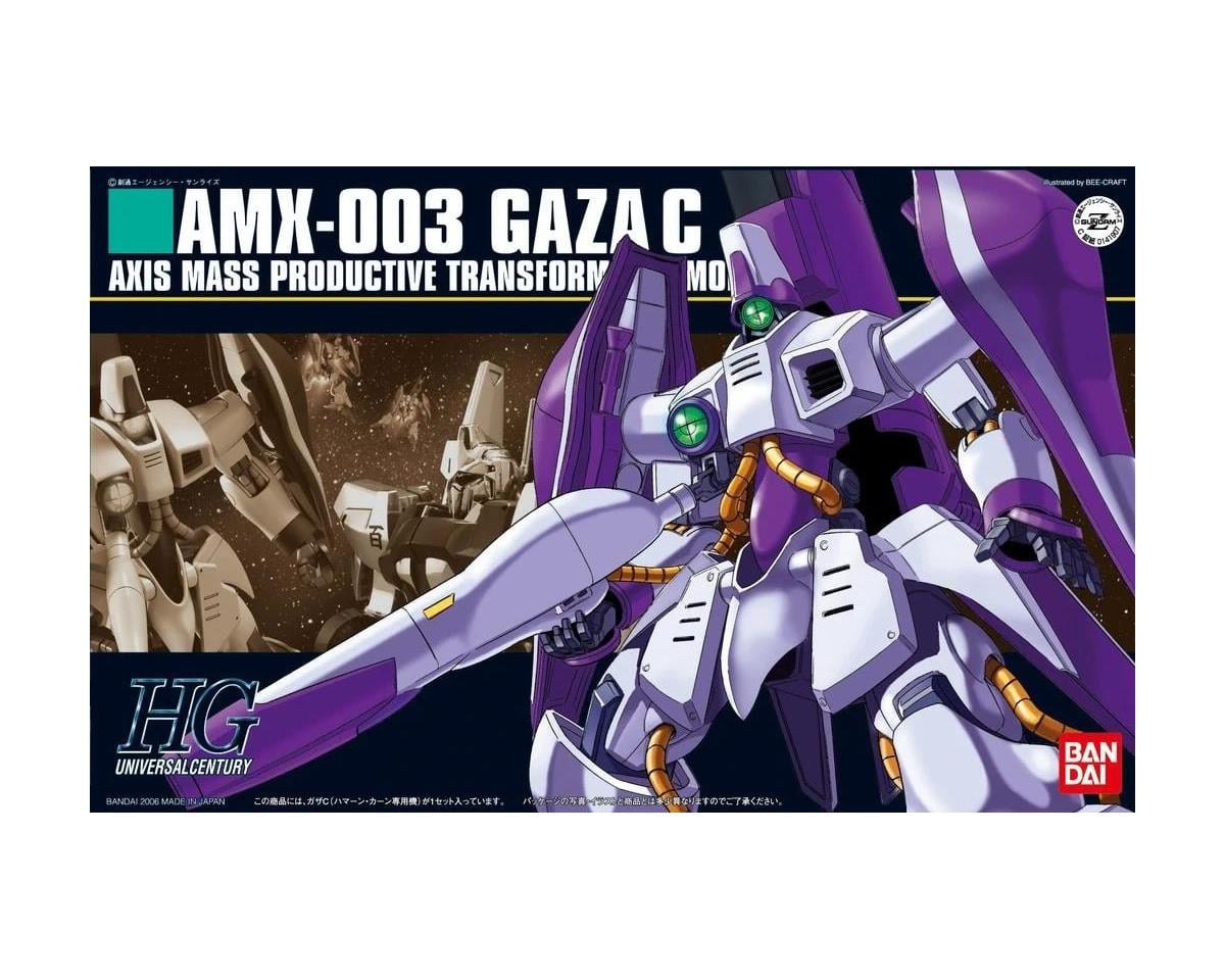 Bandai 1/144 HGUC #62 AMX-003 Gaza-C "Mobile Suit Zeta Gundam" Plastic ...
