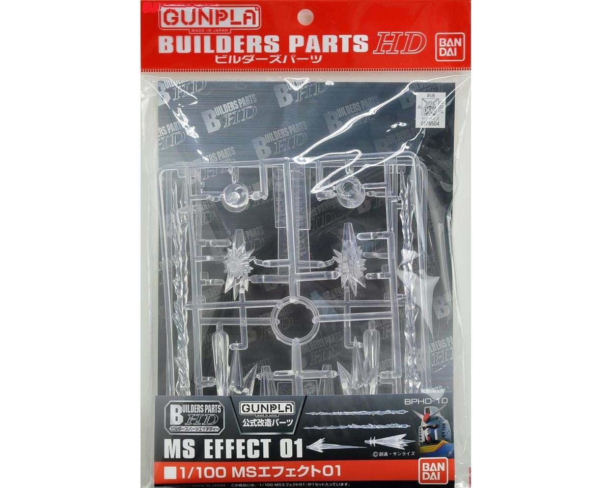 Bandai 1/100 Builders Parts HD MS Effect Parts #01 "Gundam" Plastic ...