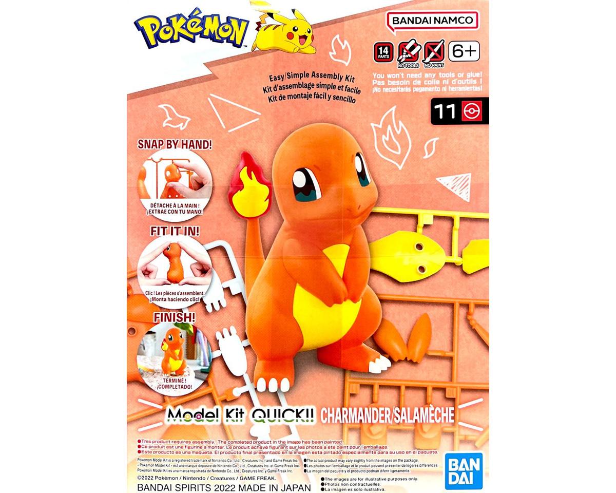 Bandai Pokémon Model Kit Quick!! #11 Charmander [BAS2617946] - HobbyTown