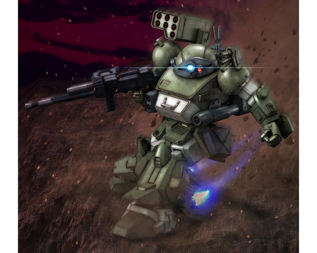 Bandai HG Scopedog Turbo-Custom "Armored Trooper Votoms" Model Kit ...