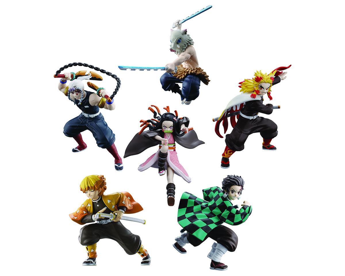 Bandai Great Posing Figure Demon Slayer Blind Box Assortment (Box/6 ...