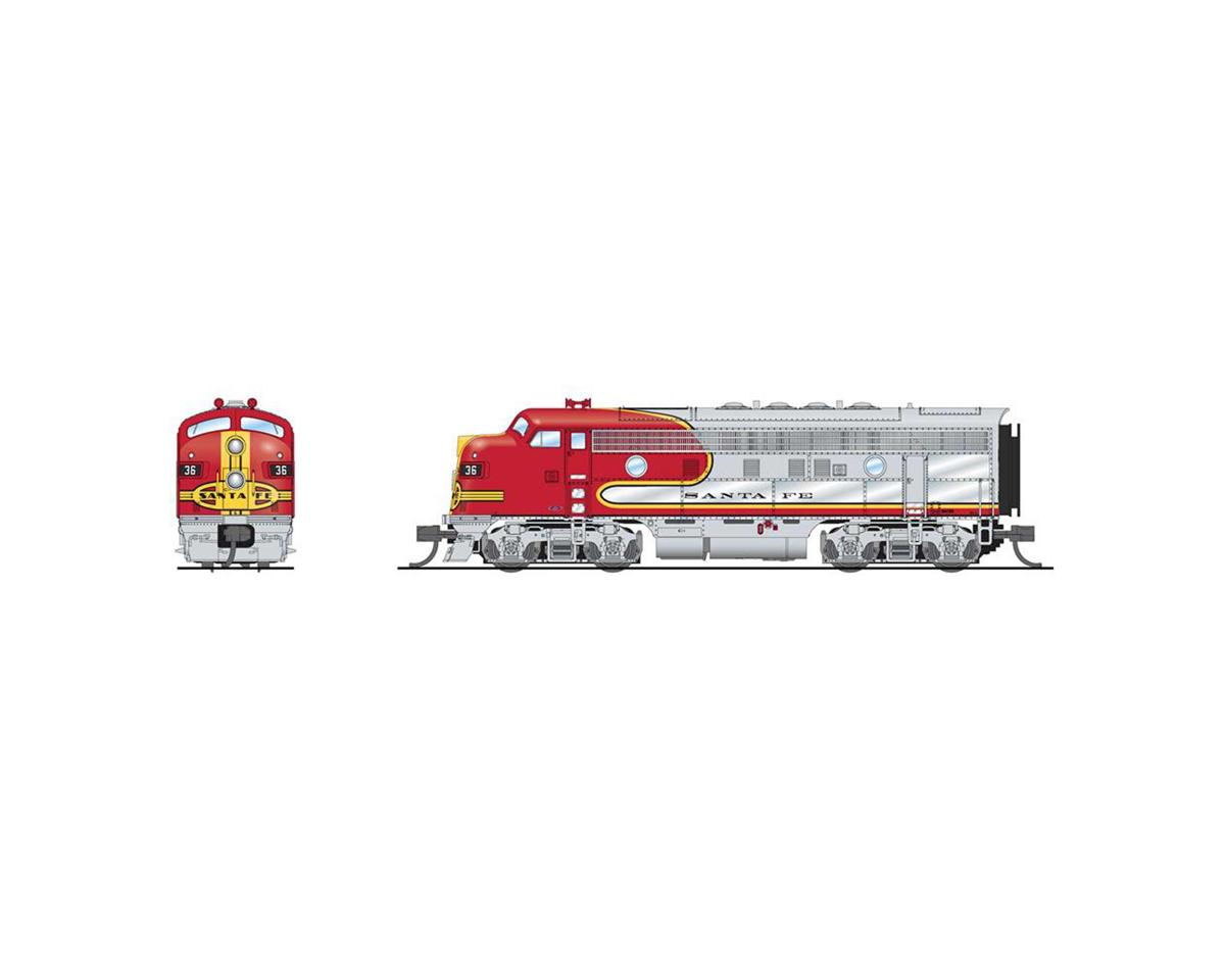 Broadway N EMD F3A Locomotive, Warbonnet, Paragon4, ATSF #36C [BLI7728 ...