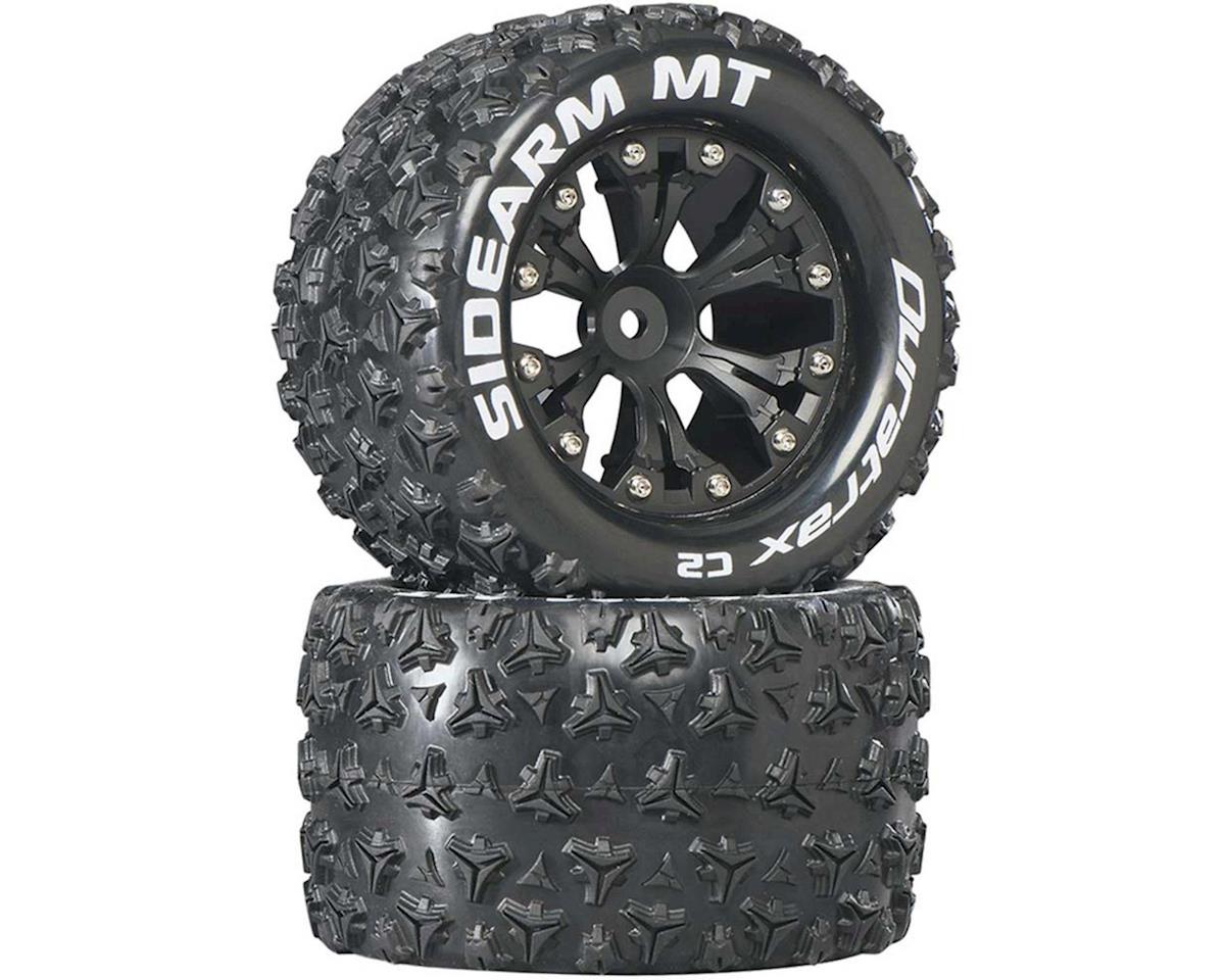 DuraTrax Sidearm MT 2.8" Mounted 1/2" Offset C2 Tires, Black (2 ...