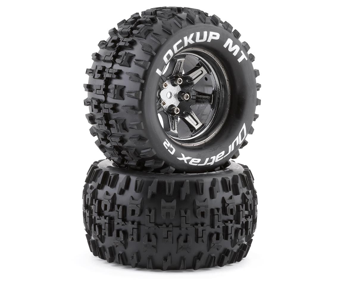 DuraTrax Lockup MT 2.8" Pre-Mounted Monster Truck Tires (Chrome) (2 ...