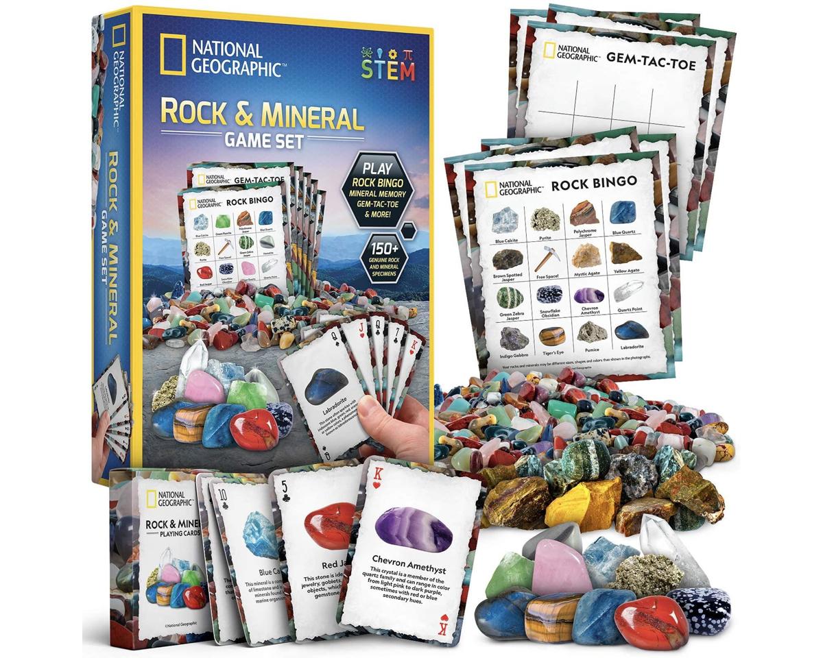 Blue Marble National Geographic Rock + Mineral Card Games [DWDRTNGRKMEM ...