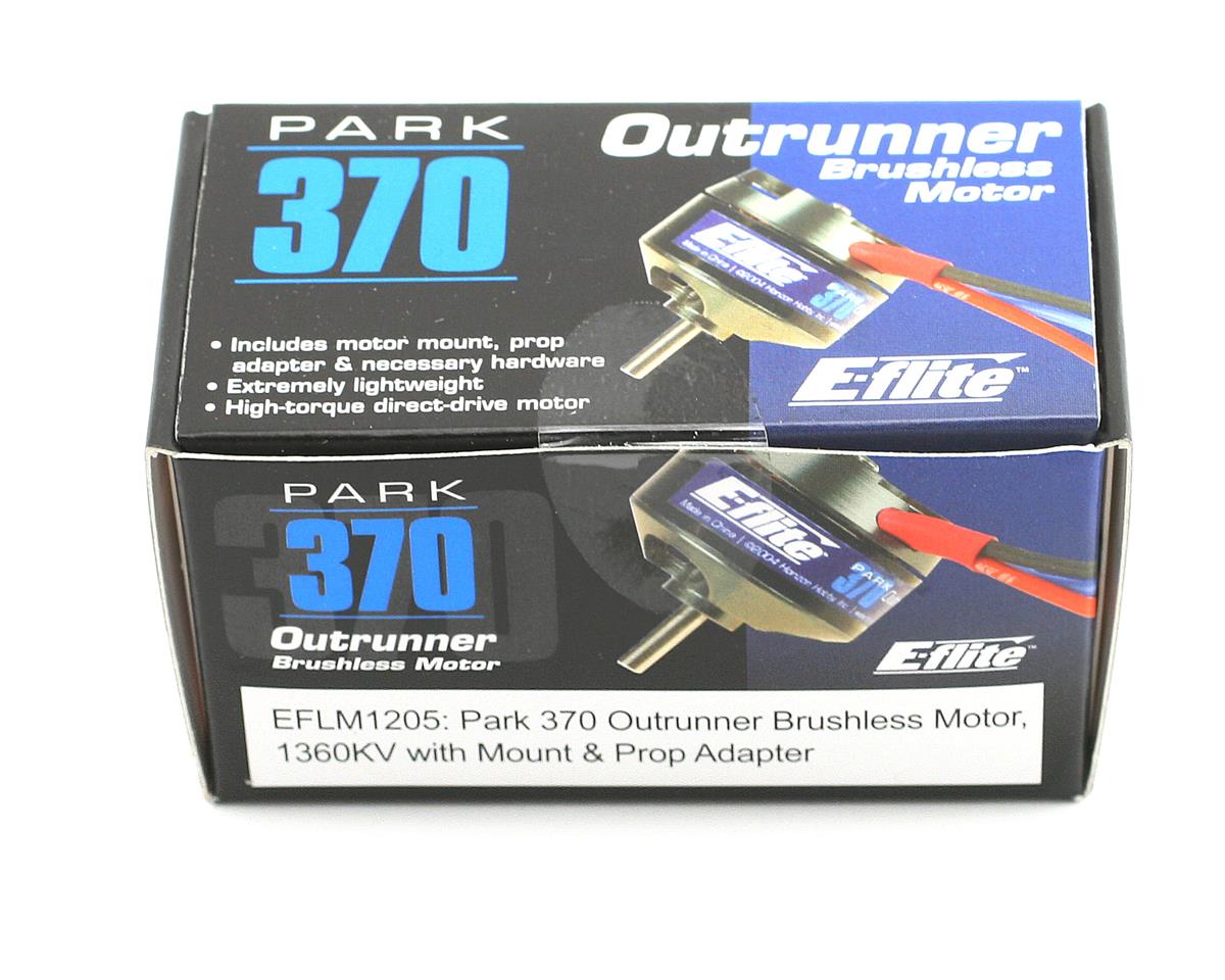 E-flite Park 370 Brushless Outrunner Motor, 1360Kv: 3.5mm Bullet ...