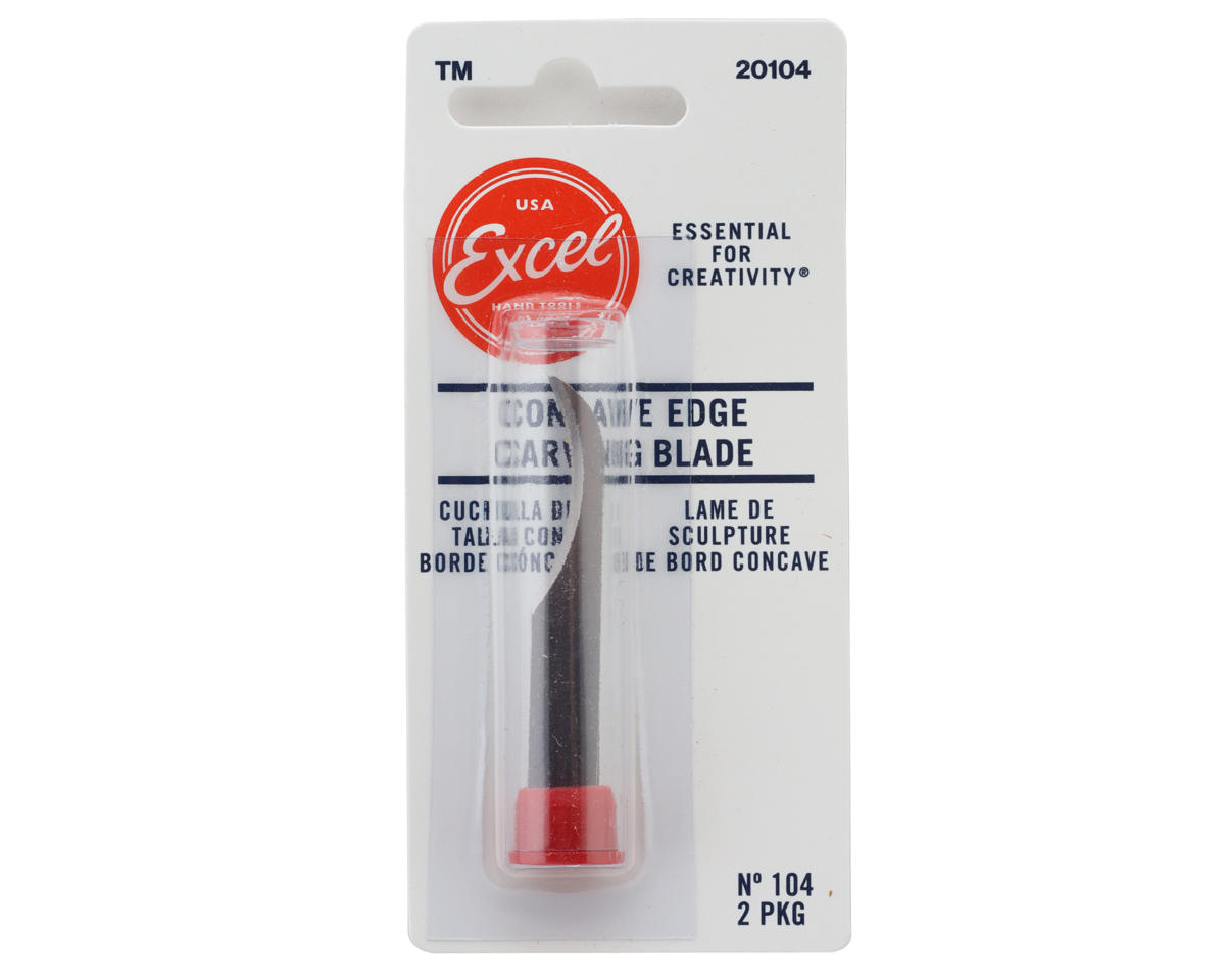 Excel K7 Concave Edge #104 Carving Blades (2) [EXL20104] - HobbyTown