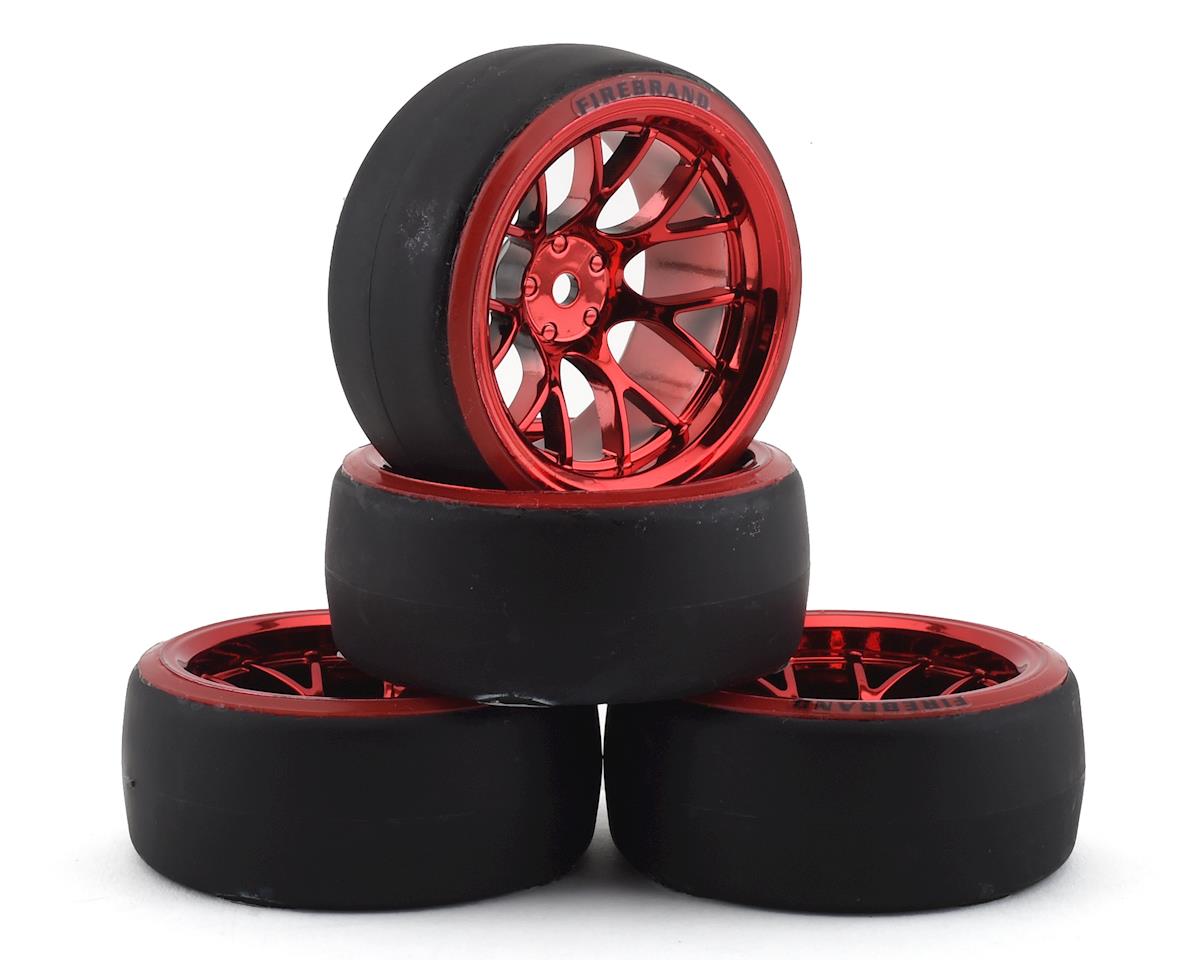 Firebrand RC Hypernova D29 Pre-Mounted Slick Drift Tires (4) (Red ...