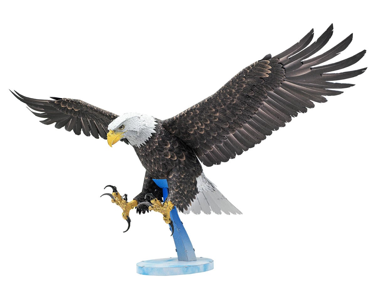 Fascinations Metal Earth American Bald Eagle Color 3D Metal Model Kit ...