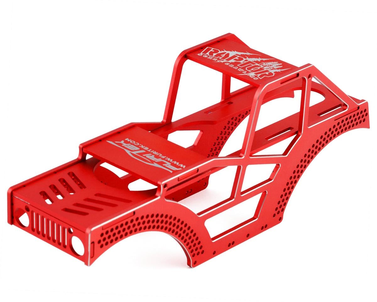 Furitek Raptor SCX24 Aluminum Frame Kit (Red) [FTK-FUR-2107] - HobbyTown
