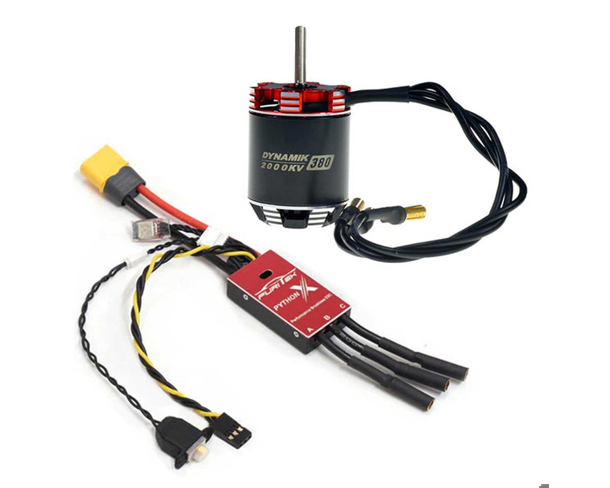 Furitek Python X 80A 1/10 Crawler Brushless ESC & Motor Combo (DYNAMIK ...