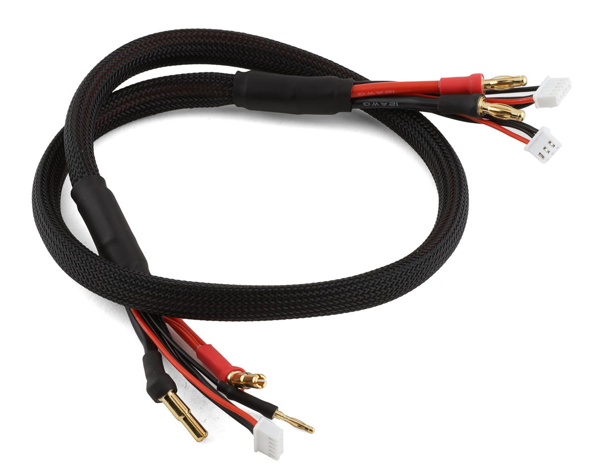 Gens Ace 2S/4S Charge Cable Lead w/4mm & 5mm Bullet Connector [GEAC002 ...
