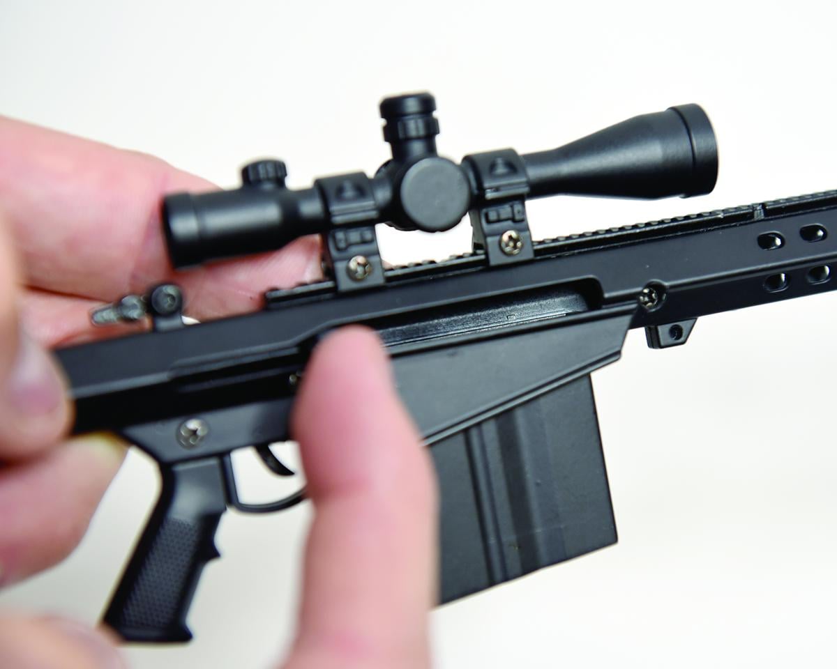 GoatGuns Miniature 1/4 Scale Die-Cast Barrett 82A1 .50 CAL Model Kit ...
