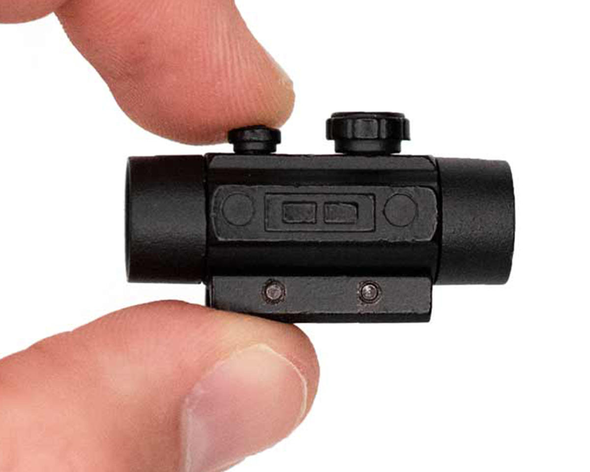 GoatGuns Miniature Scale Accessory Red Dot Sight (Black) [GOARED-DOT ...
