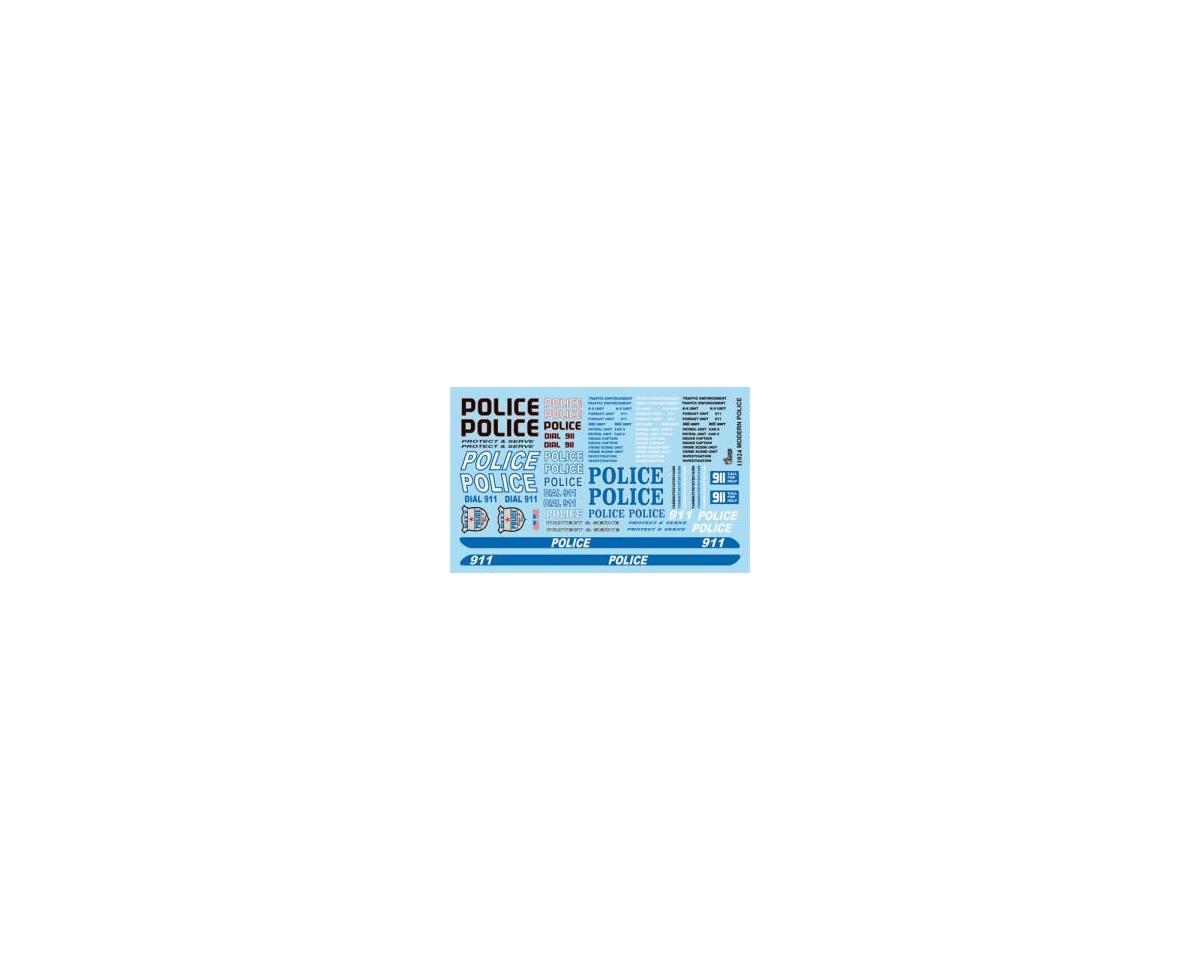 Gofer Racing Gr Police Decals [GOF11024] - HobbyTown