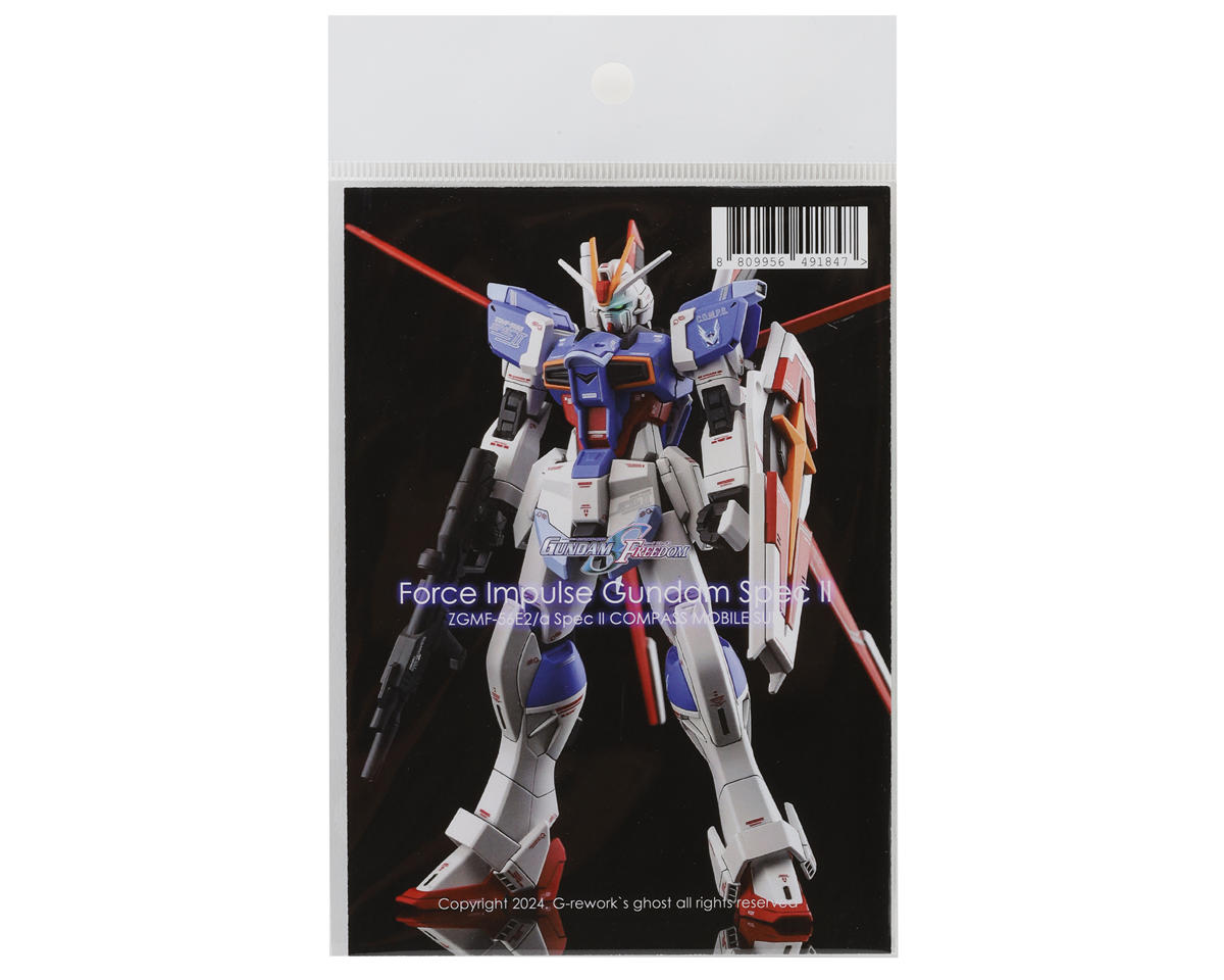 G-Rework Force Impulse Gundam Spec II Gundam Waterslide Decal Sheet ...