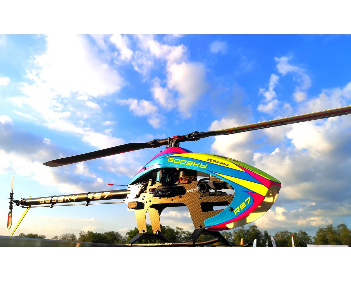 GooSky Legend RS7 Electric Helicopter Kit Combo w/Azure Blades (Yellow ...