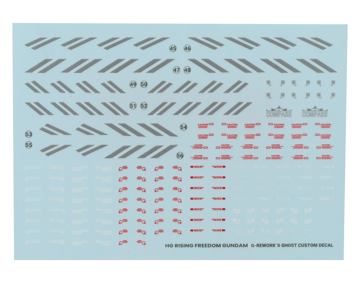 G-Rework HG Rising Freedom Gundam Waterslide Decal Sheets (2) [GPTCD ...
