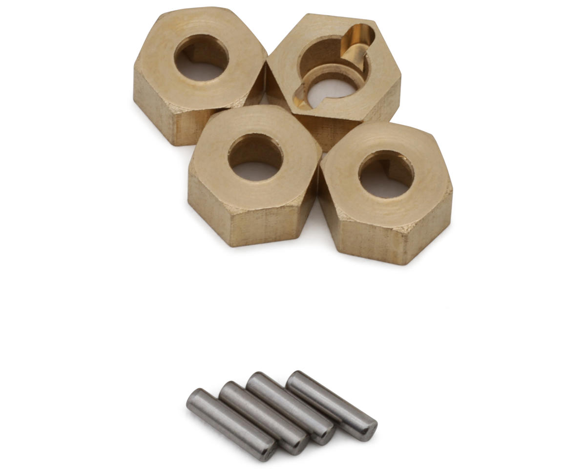 HPI Venture18 7mm Brass Hex Hub Adapters (Gold) (4) (1g) [HPI161153 ...