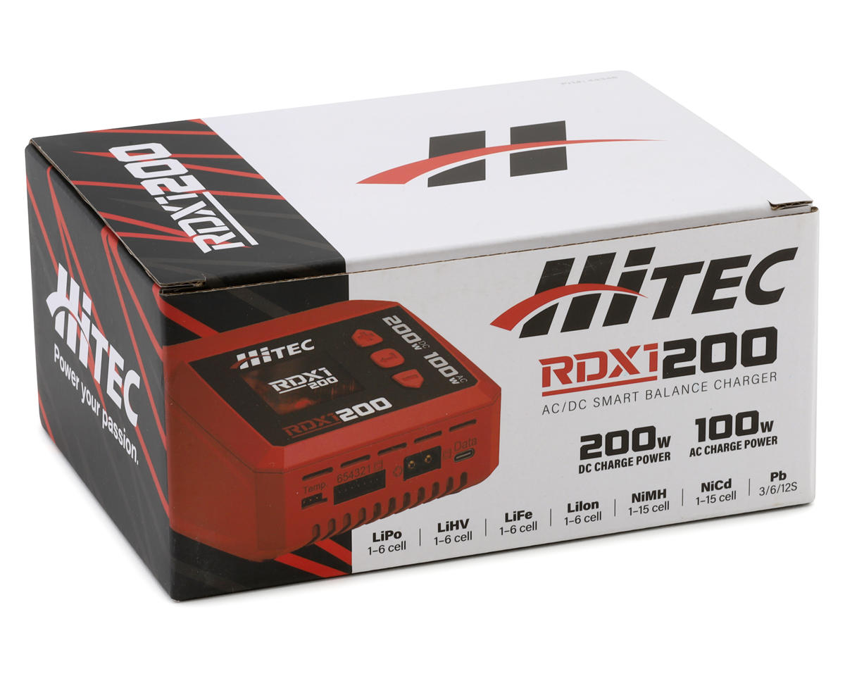 Hitec RDX1 200 Smart LiPo Battery Balance Charger [HRC44346] - HobbyTown