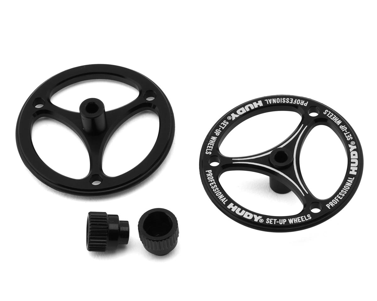 Hudy 1/12 & 1/10 Pan Car Aluminum Set-Up Wheel (2) [HUD109470] - HobbyTown