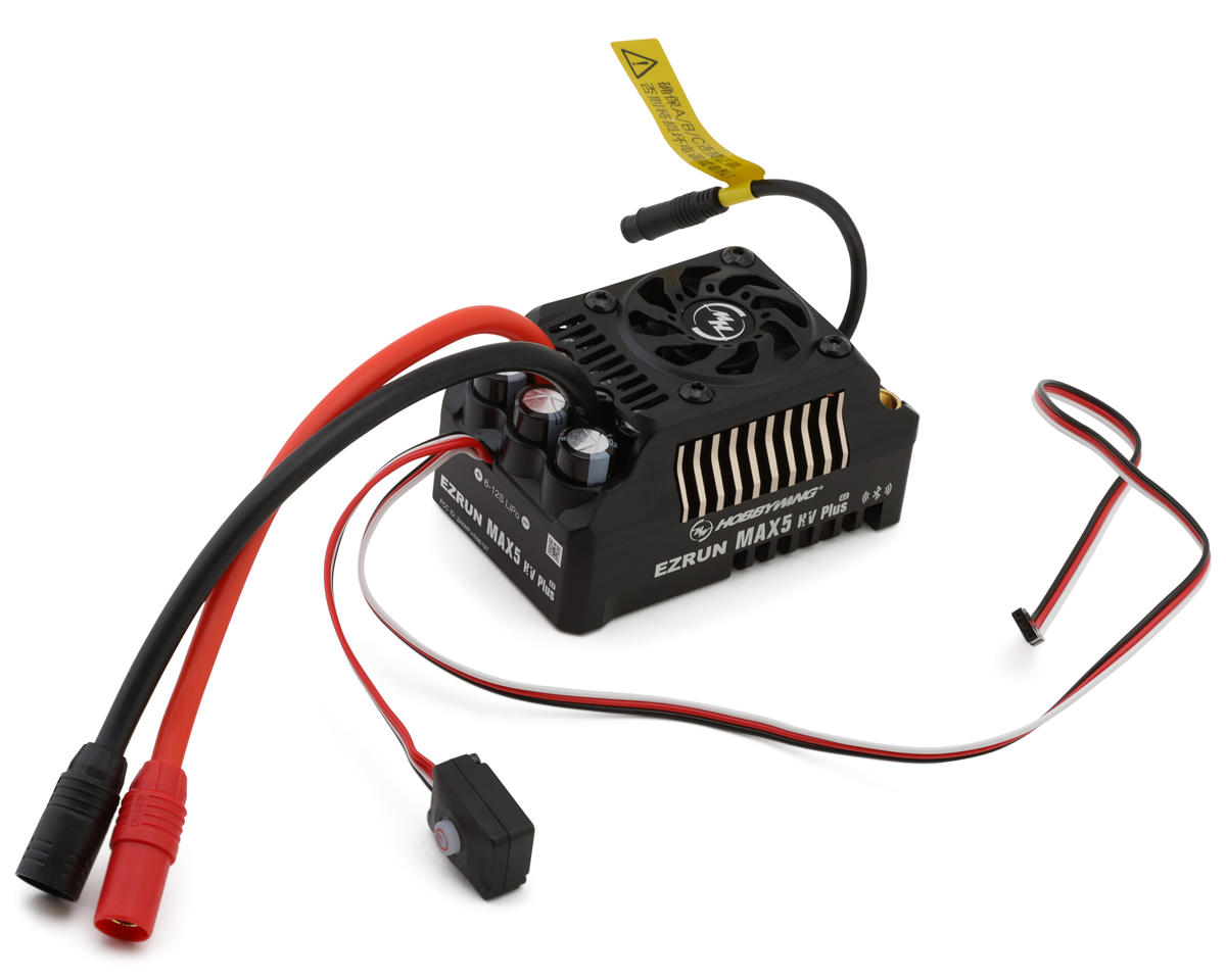 Hobbywing EZRun MAX5 HV Plus G2 1/5 Waterproof Sensored Brushless ESC ...