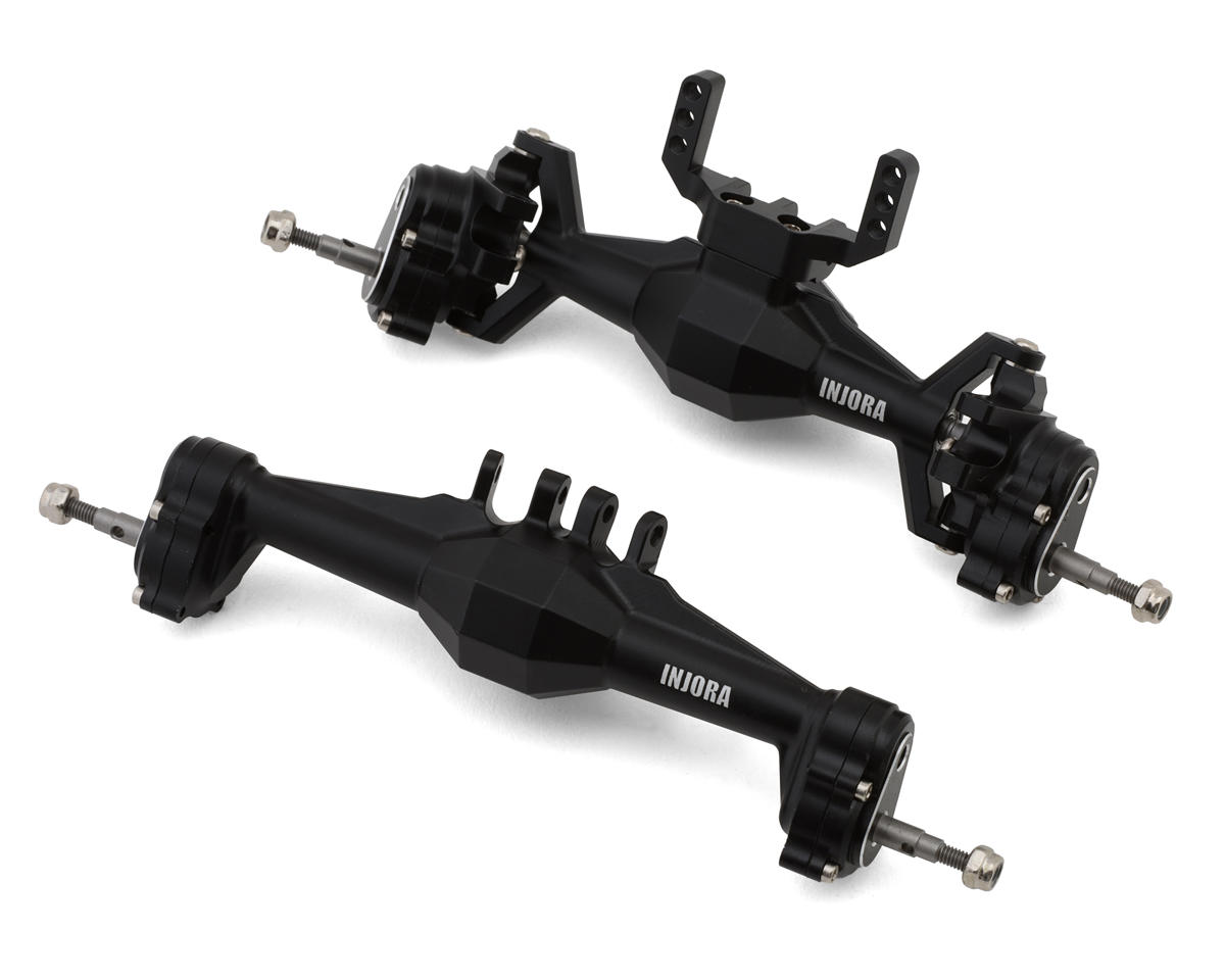 Injora Aluminum Diamond Front & Rear Portal Axles Set for Traxxas® TRX ...