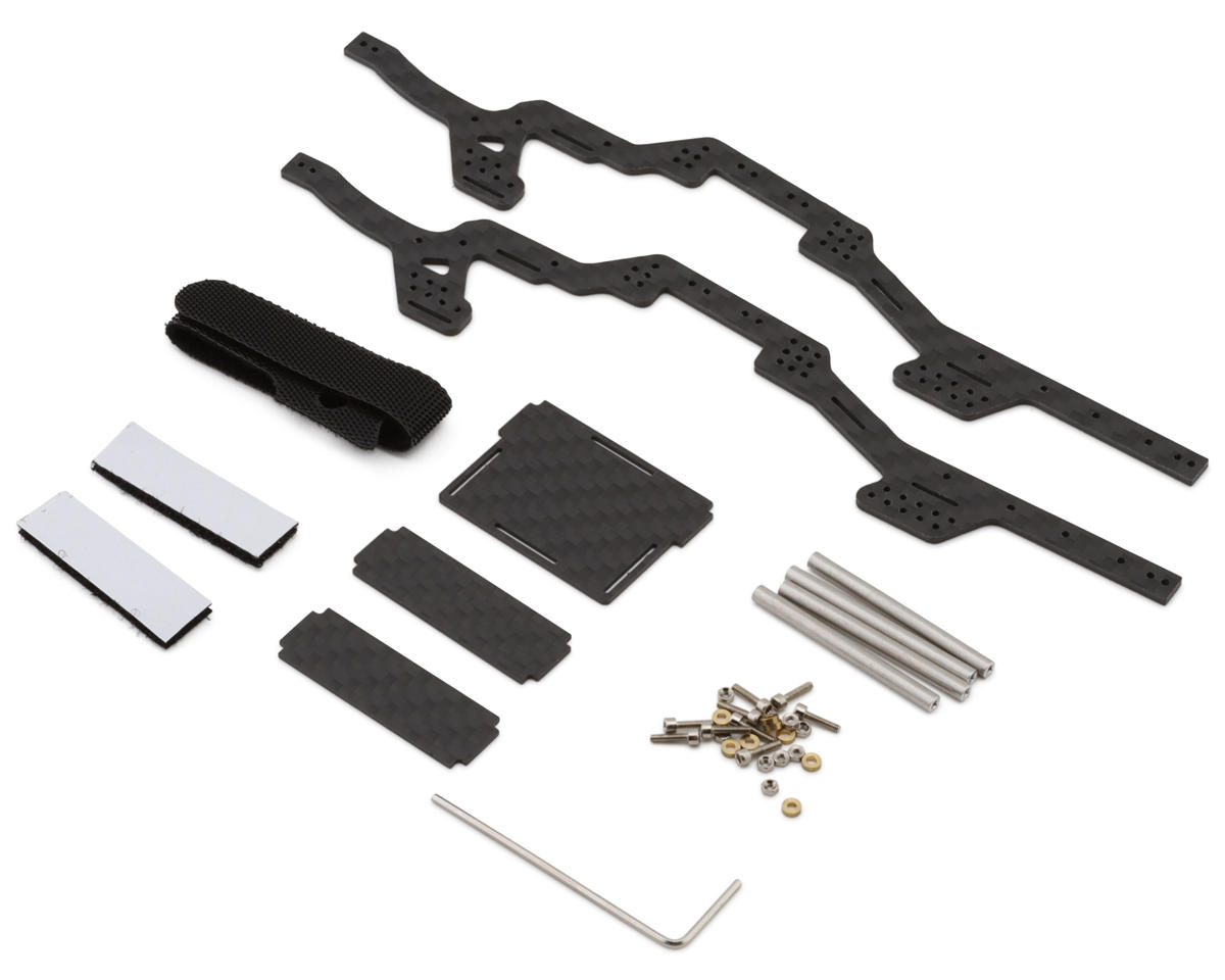 Injora Axial SCX24 Carbon Fiber LCG Chassis Frame Kit [INJSCX24-120 ...