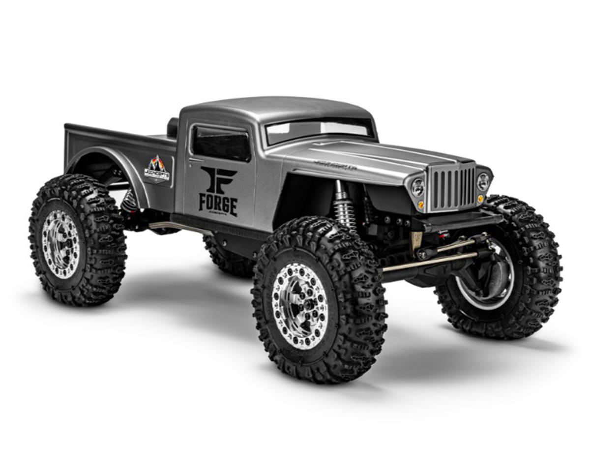 JConcepts The Forge 1/10 Rock Crawler Pre-Trimmed Body (12.3") (Clear ...