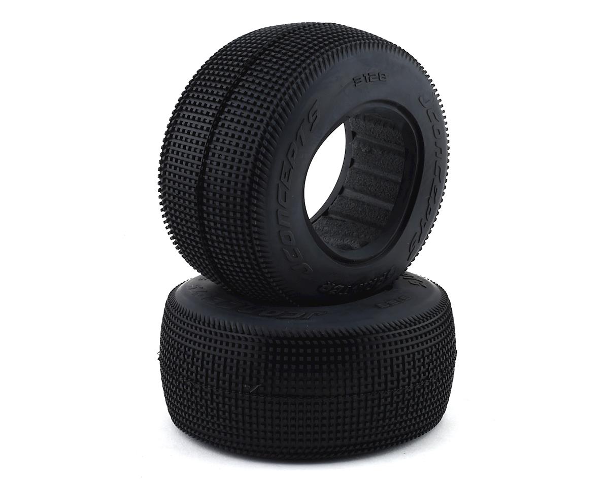 JConcepts Sprinter Short Course Dirt Oval Tires (2) (Blue) JCO3128-01