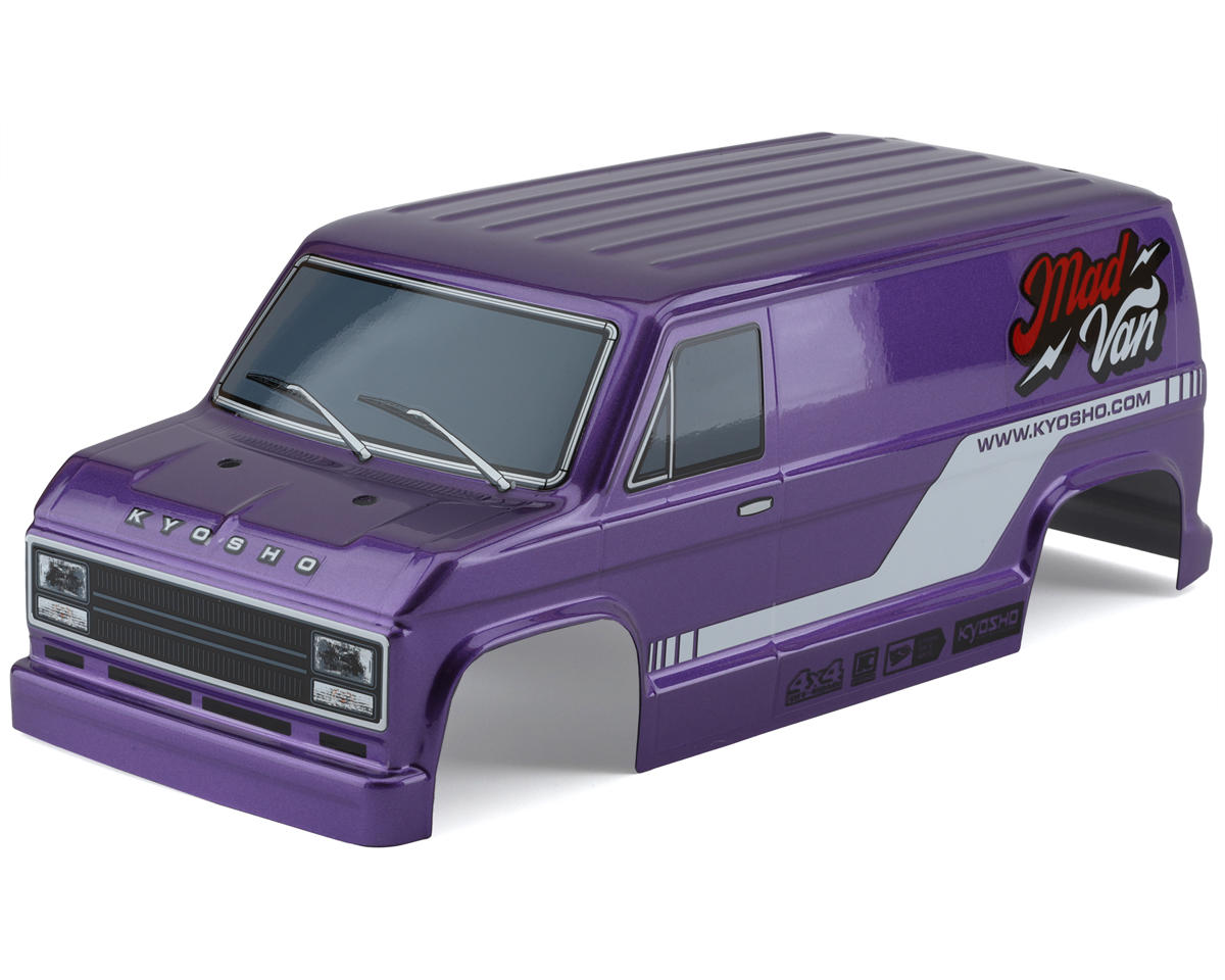 Kyosho Fazer Mk2 Mad Van Decoration Pre-Painted Body Set (Purple ...