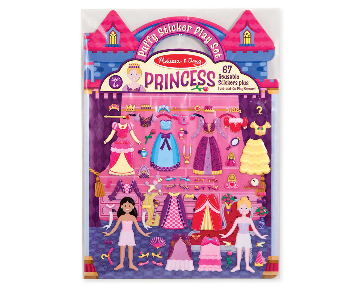 Melissa & Doug Princess Puffy Sticker Play Set [LCI51164] - HobbyTown