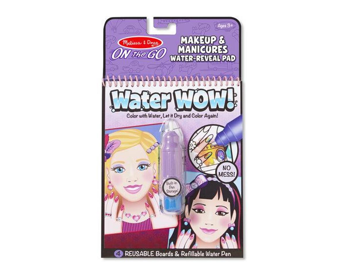 Melissa & Doug Water WOW!® Makeup & Manicures Reveal Coloring Pad ...