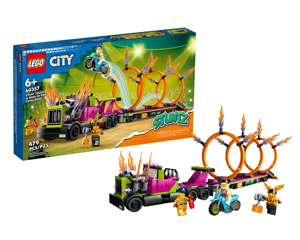 LEGO City Stunt Truck & Ring of Fire Challenge Set [LEG60357] - HobbyTown