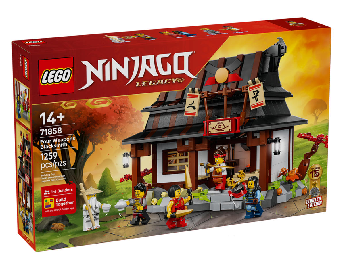 LEGO NINJAGO® Four Weapons Blacksmith 15th Anniversary Set [LEG71858 ...